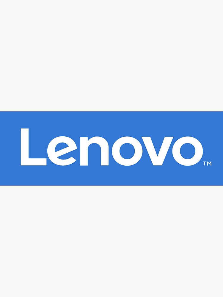 "LAPTOP - "LENOVO" LOGO" Sticker for Sale by grenaldstark | Redbubble