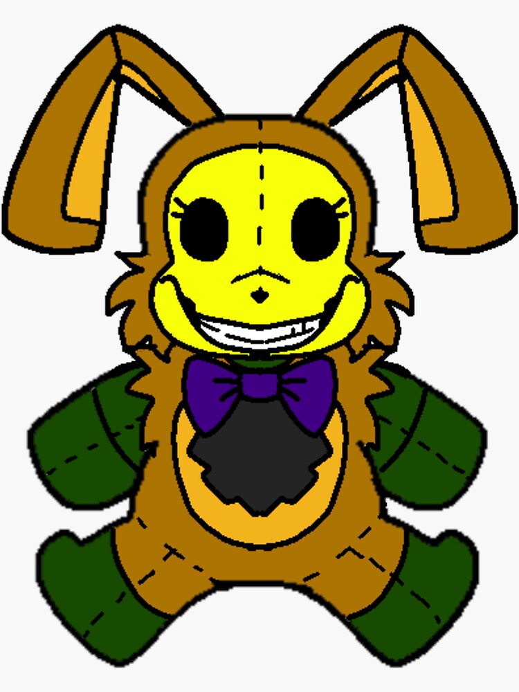 "The Mysterious House Plush Buddies Pumpkin Rabbit" Sticker for Sale by ...