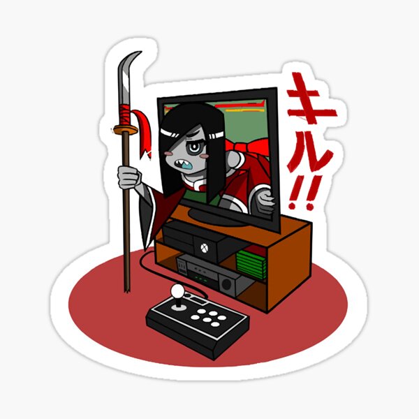 "Chibi Hisako " Sticker for Sale by RideauKhile | Redbubble