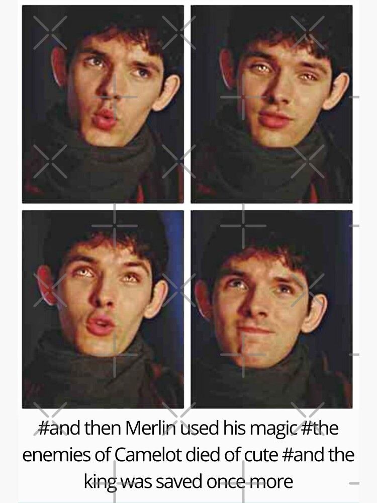 "Merlin Funny Meme" Sticker for Sale by ninaotaku90 | Redbubble