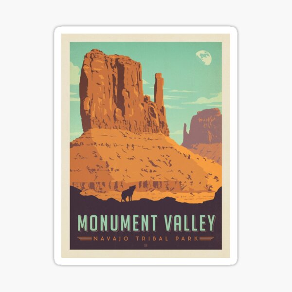 "Monument Valley Navajo Tribal Park" Sticker for Sale by Lorebbb10 ...