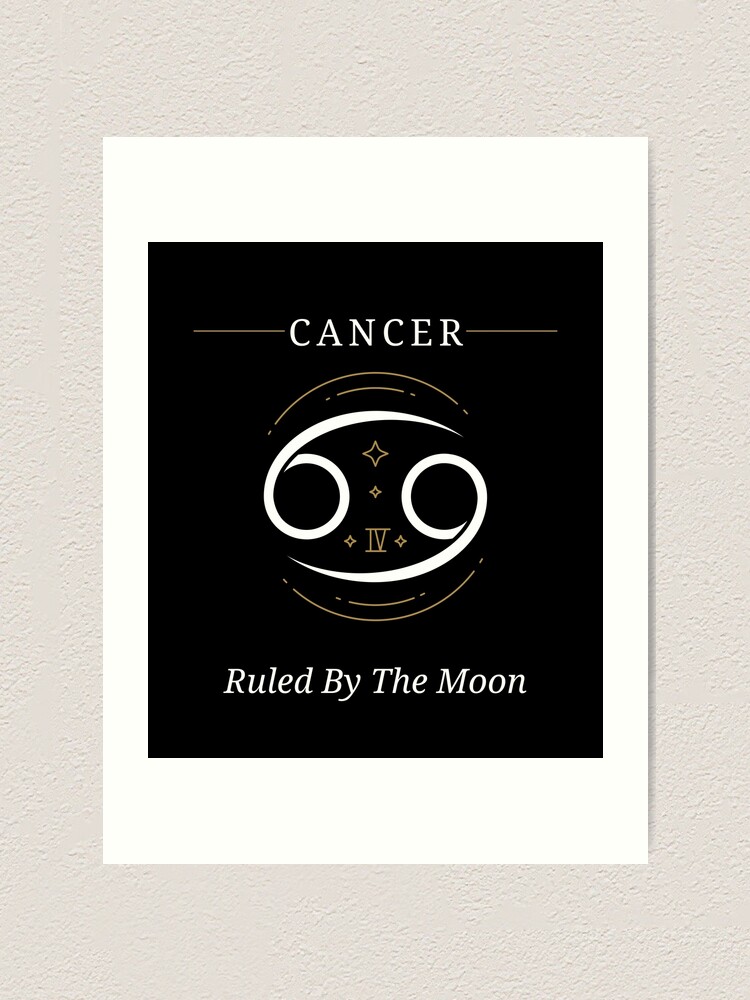"Cancer Zodiac Moon Sign" Art Print for Sale by Aimee-moonchild | Redbubble