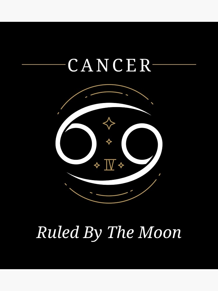 "Cancer Zodiac Moon Sign" Art Print for Sale by Aimee-moonchild | Redbubble