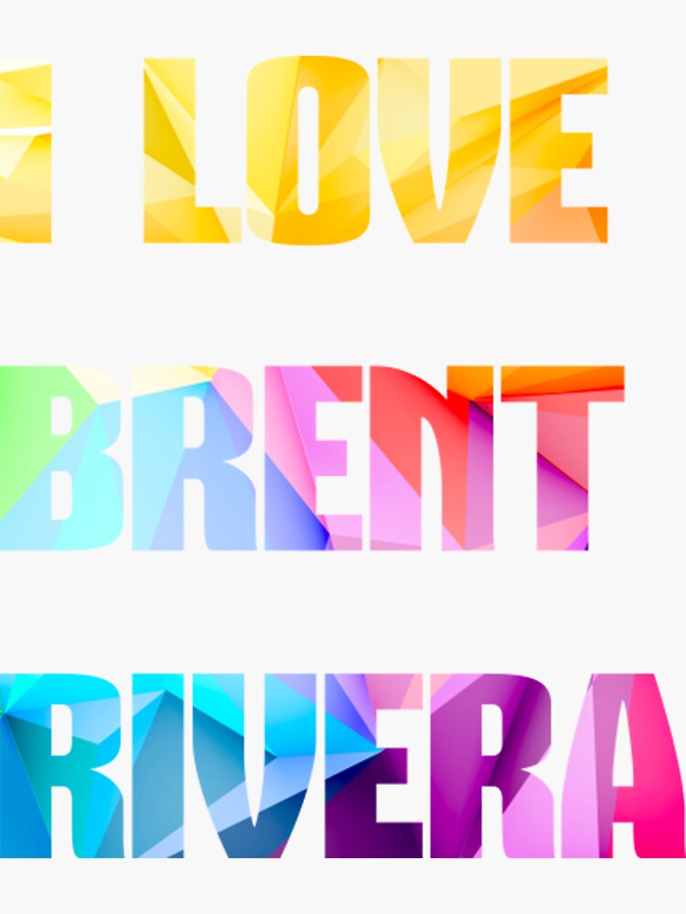 "Brent rivera" Sticker by Takeiteasy401 | Redbubble