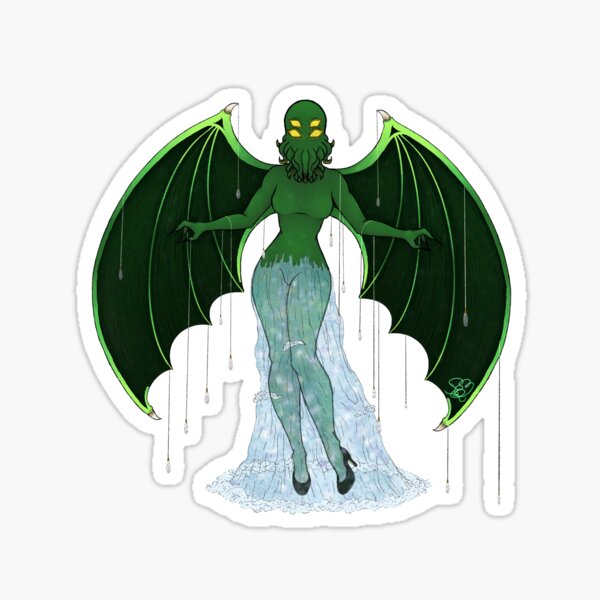 Sexy Cthulhu Sticker For Sale By Rightbraincell Redbubble