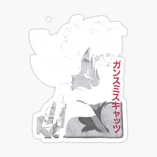 "Vintage Gunsmith Cats" Sticker for Sale by Charlesversole | Redbubble