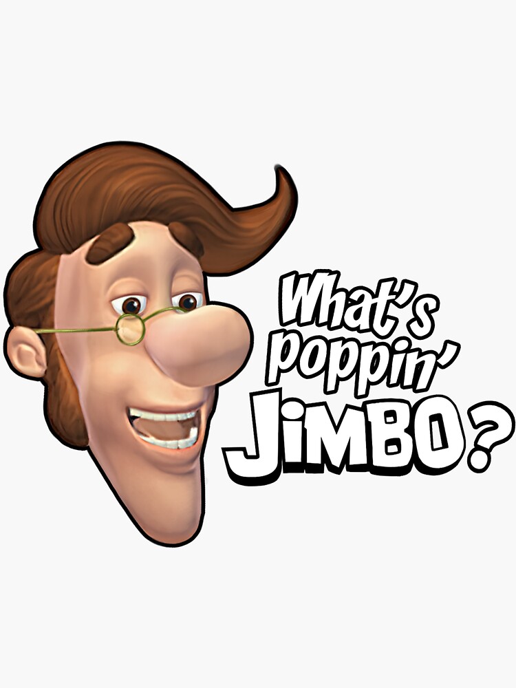 "Jimbo" Sticker for Sale by Lydia Robinson | Redbubble