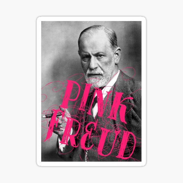 "Pink Freud Photographic Print" Sticker for Sale by RussianGangs ...