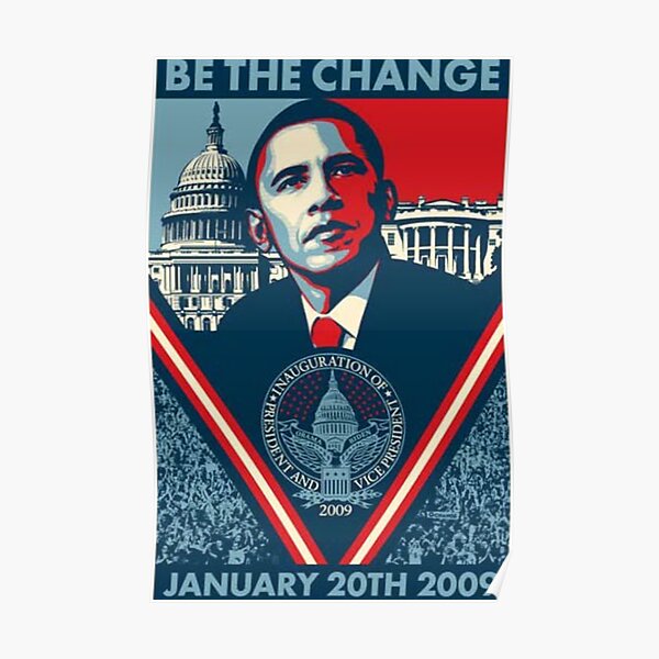 "Inauguration Shepard Obama Poster" Poster by saychoclint | Redbubble