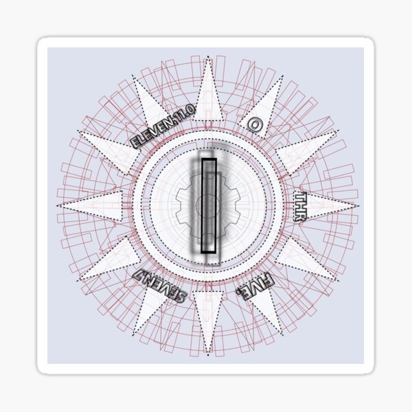 "Prime Time Clock" Sticker for Sale by RussianGangs | Redbubble