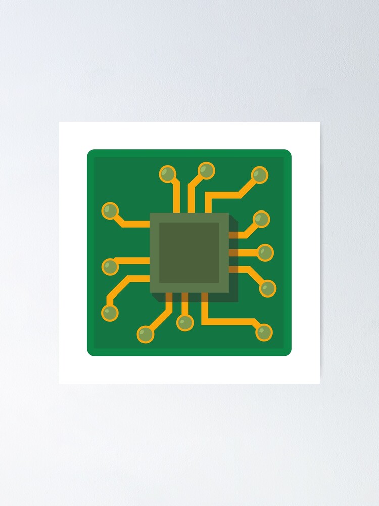 "IC on PCB" Poster for Sale by EngineersArt | Redbubble