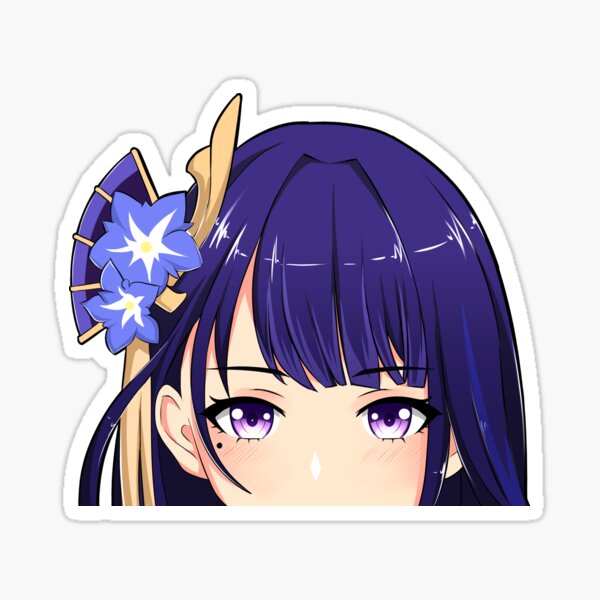 Papercraft Raiden Shogun Kiss-Cut Sticker Stickers etna.com.pe