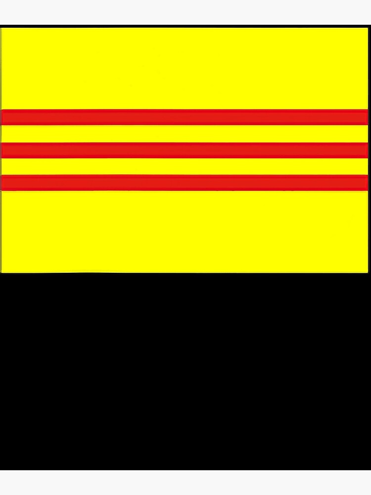 "SOUTH VIETNAM FLAG SAIGON CONG HOA VNCH VIETNAMESE" Poster for Sale by ...