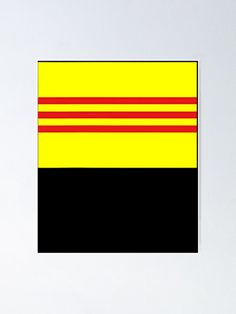 "SOUTH VIETNAM FLAG SAIGON CONG HOA VNCH VIETNAMESE" Poster for Sale by ...