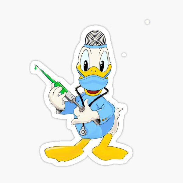 "Duck Doctor" Sticker for Sale by Dangalanga123 | Redbubble
