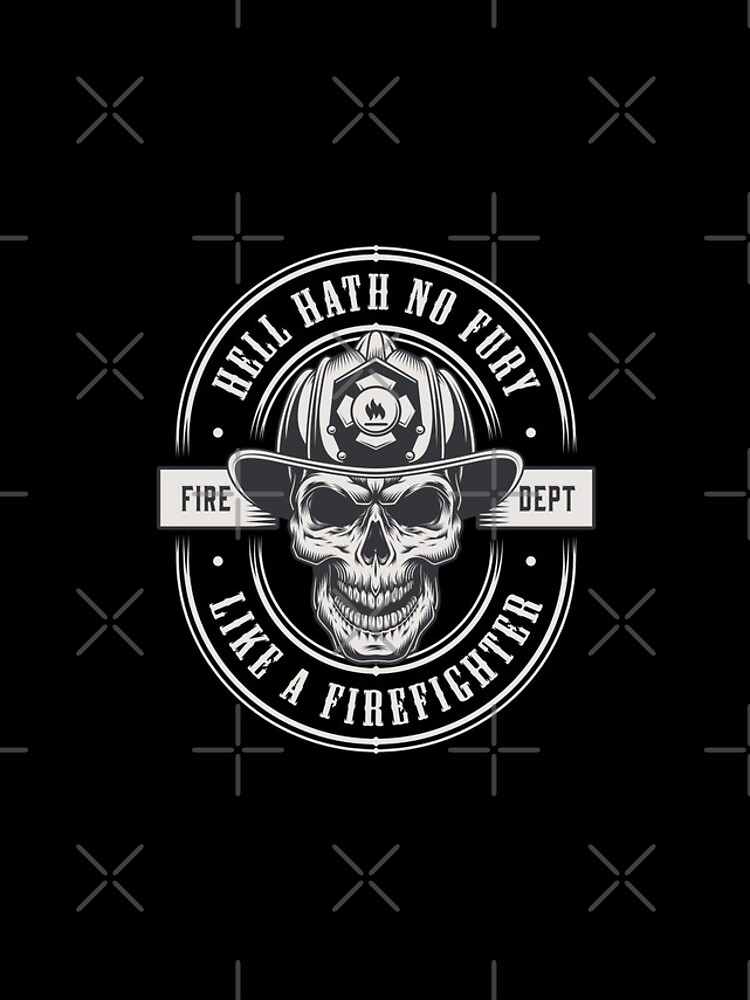 "Hell Hath No Fury Like A Firefighter Fire Department" iPhone Case for ...