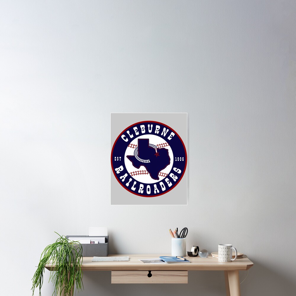 "Cleburne Railroaders logo" Poster for Sale by Delemovicstore | Redbubble
