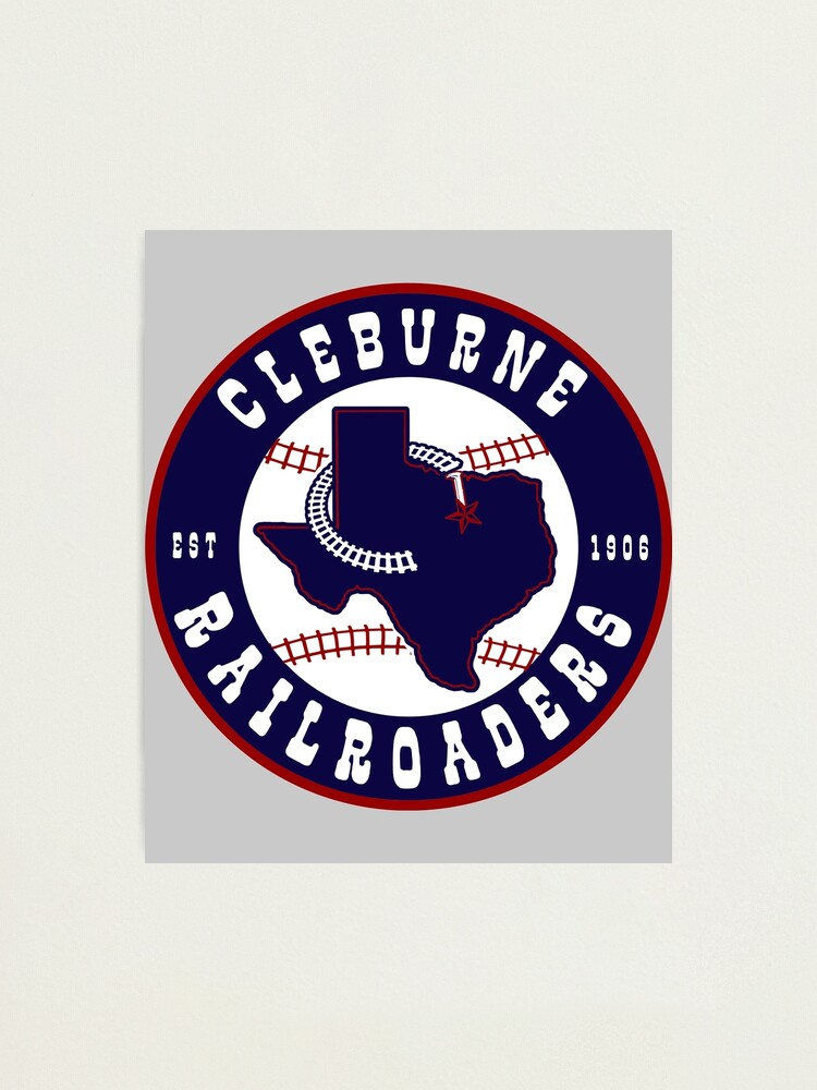 "Cleburne Railroaders logo" Photographic Print by Delemovicstore ...