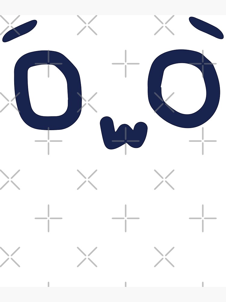 "Cute UwU Meme OwO Face Anime Aesthetic Otaku Japan" Photographic Print ...