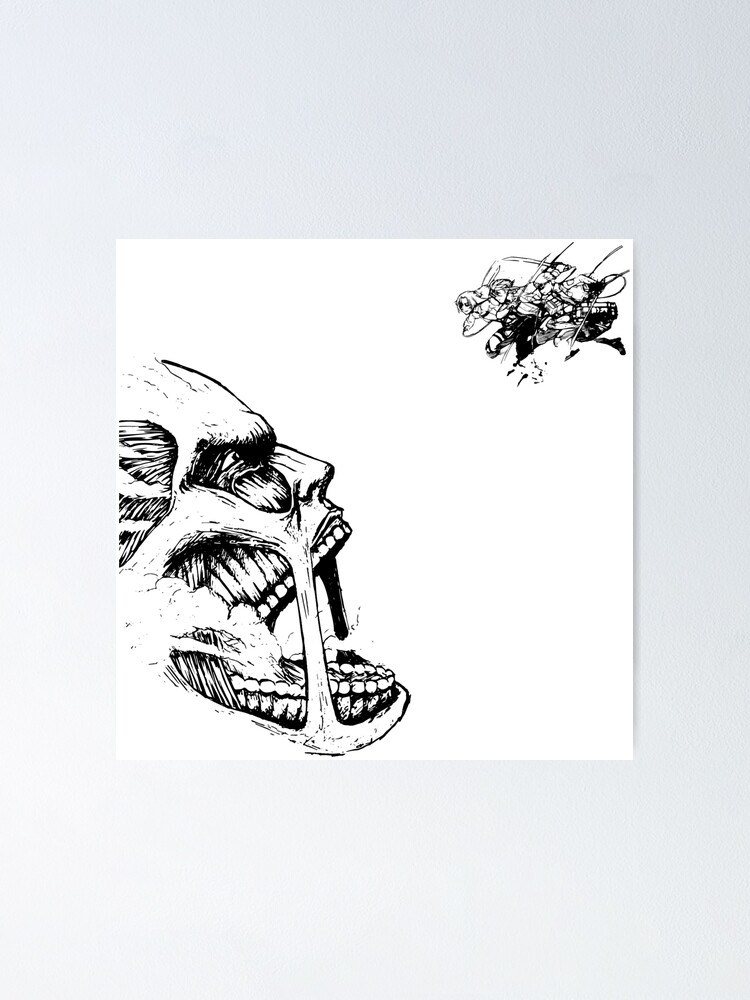 "AOT Inspired design. Stand up. Fight back." Poster for Sale by ...