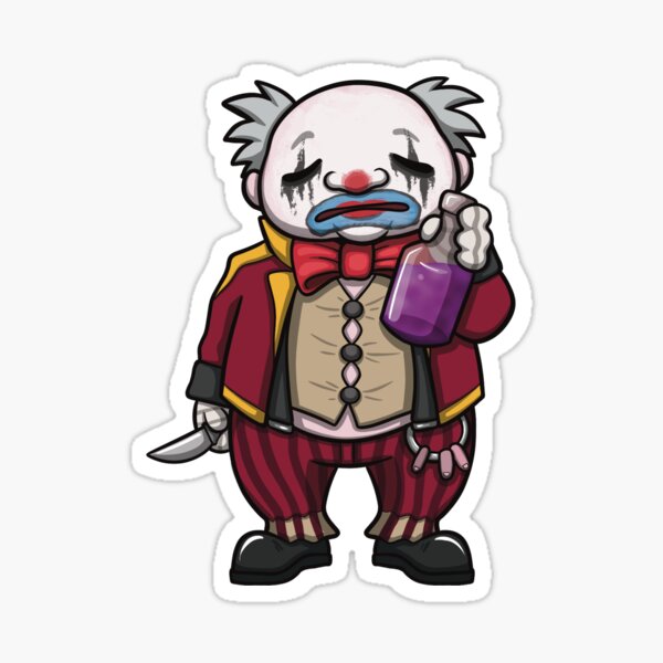 "DbD The Clown" Sticker by Ratze | Redbubble