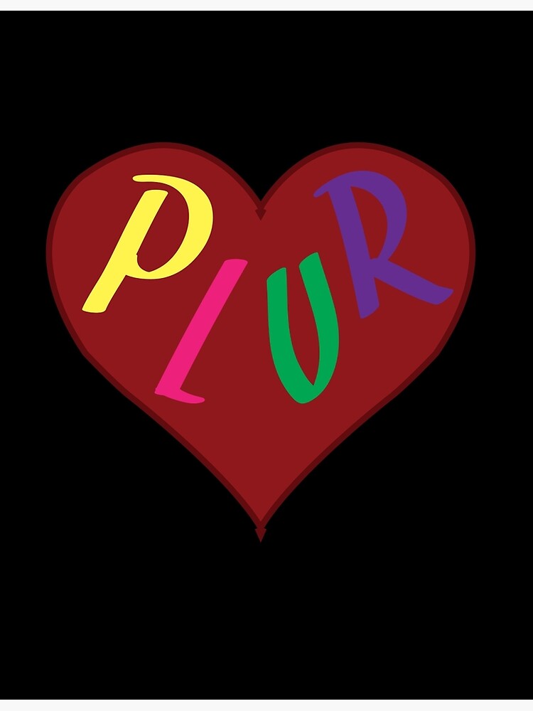 "Live The PLUR Life" Framed Art Print for Sale by Pathos | Redbubble