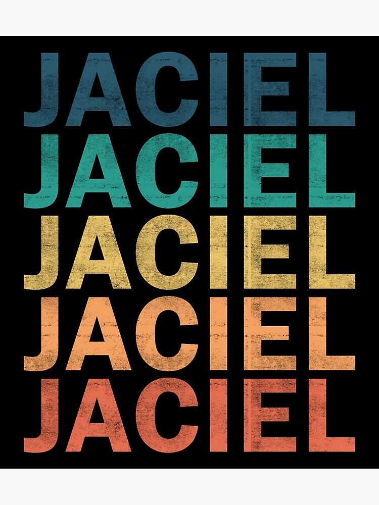 Lámina fotográfica «Camiseta con nombre de Jaciel - Camiseta de ...