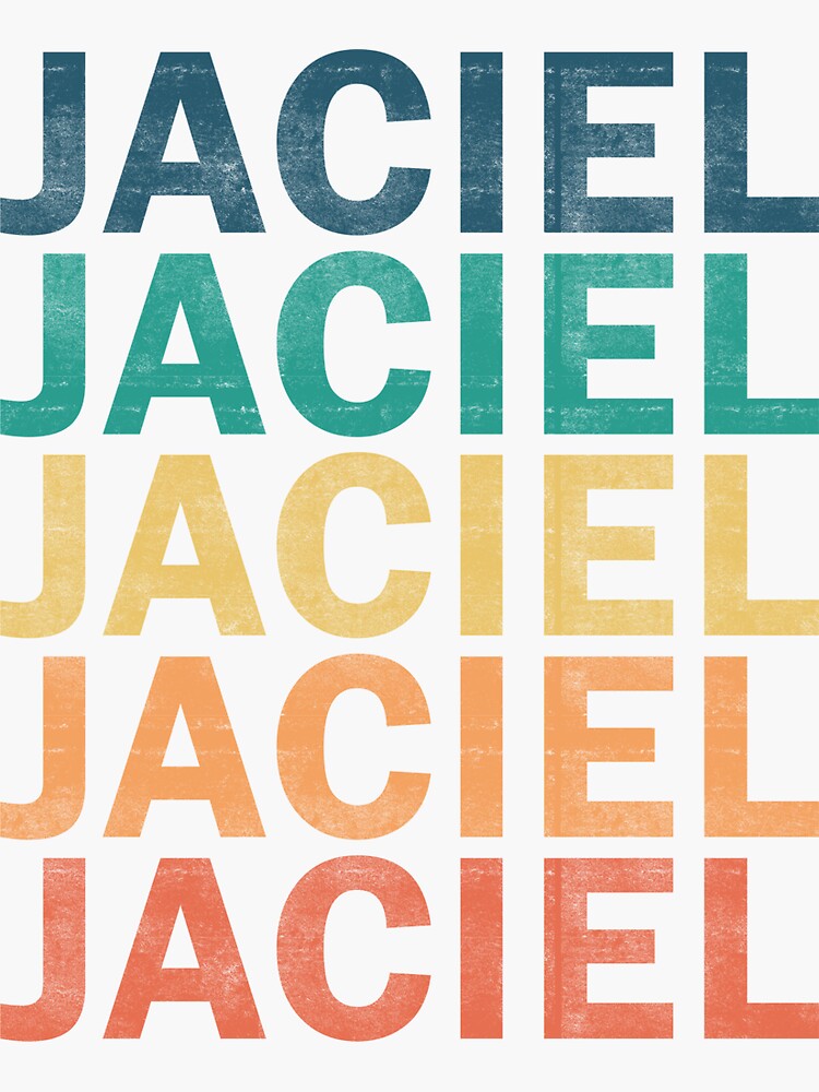 Pegatina «Camiseta con nombre de Jaciel - Camiseta de artículo de ...