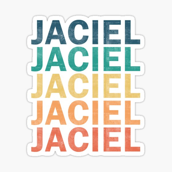 Pegatina «Camiseta con nombre de Jaciel - Camiseta de artículo de ...