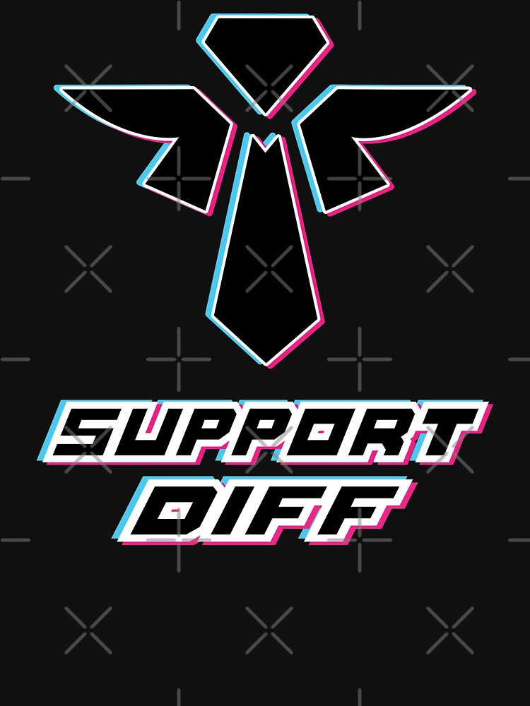 "Support Diff" T-shirt for Sale by Qkibrat | Redbubble | supp diff t ...