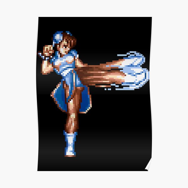 "Chun Li " Poster by Geraldyne11 | Redbubble