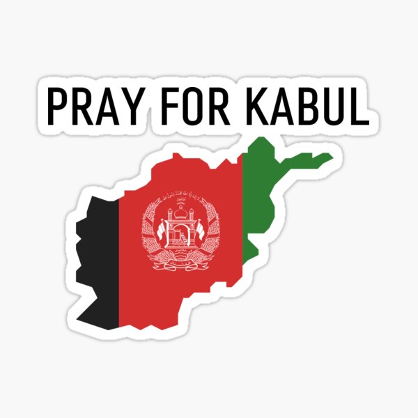 "Pray for Kabul" Sticker for Sale by PixelArtDesign | Redbubble