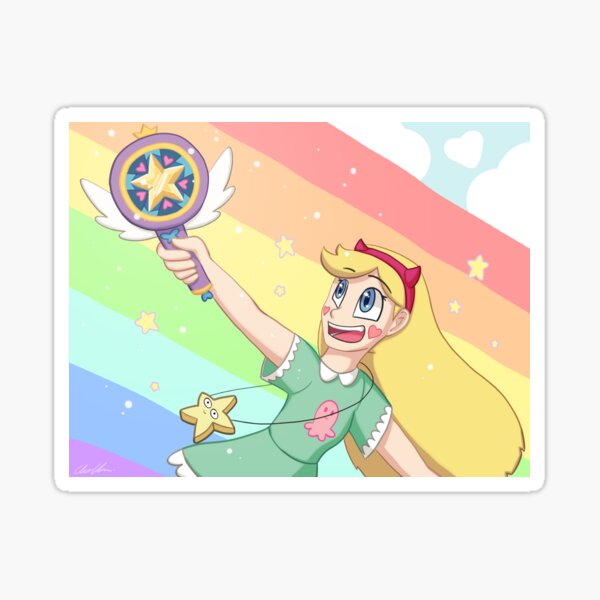 "Star Butterfly" Sticker by CharrChan | Redbubble
