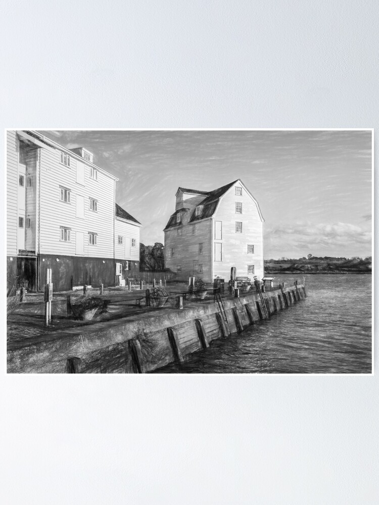 "A Sketch of Woodbridge Tide Mill " Poster for Sale by IanWL | Redbubble