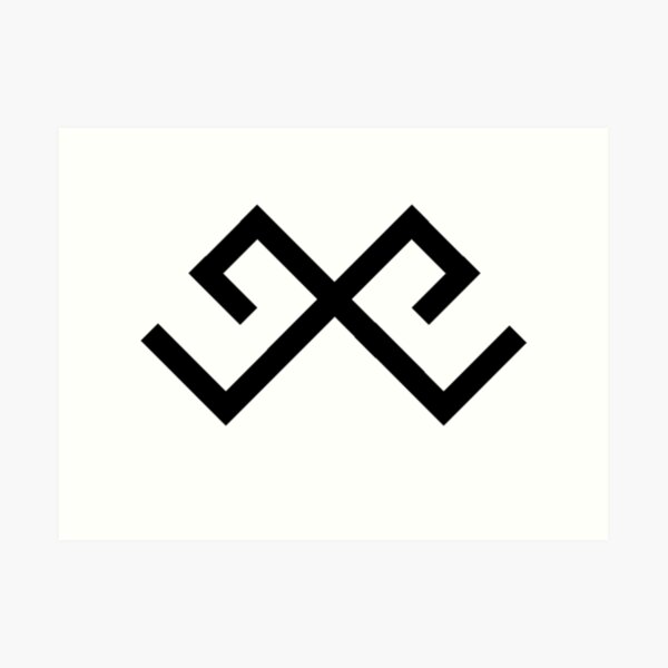 "Jumis - Baltic Symbol for Prosperity & Good Fortune" Art Print for ...