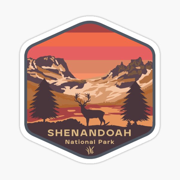 "Shenandoah national park " Sticker for Sale by Ashu-Tyagi | Redbubble