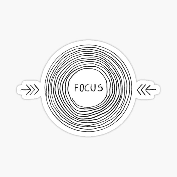 "Focus" Sticker for Sale by SHMITEnZ | Redbubble