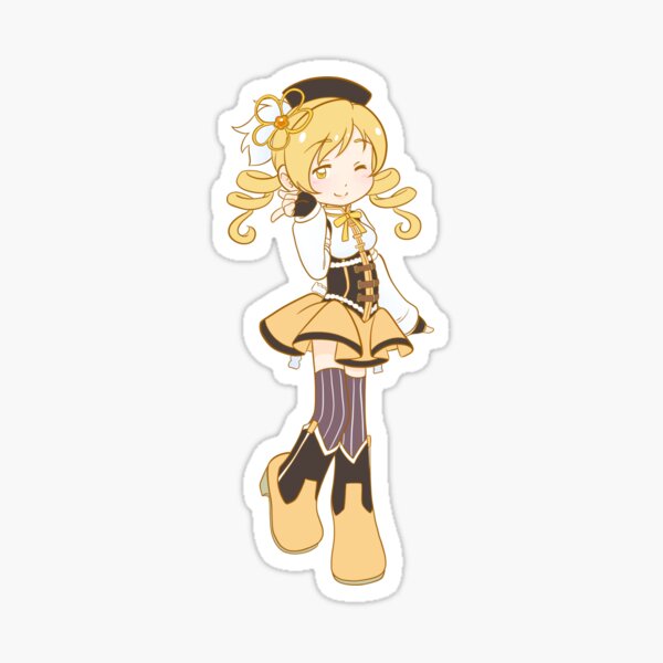 "Tomoe Mami" Sticker for Sale by marshmallomanju | Redbubble