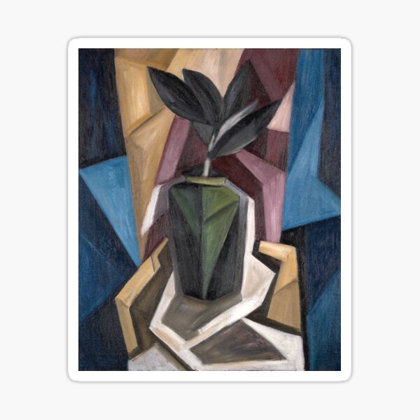 "Marsden Hartley "Rubber Plant"" Sticker for Sale by sunny-007 | Redbubble