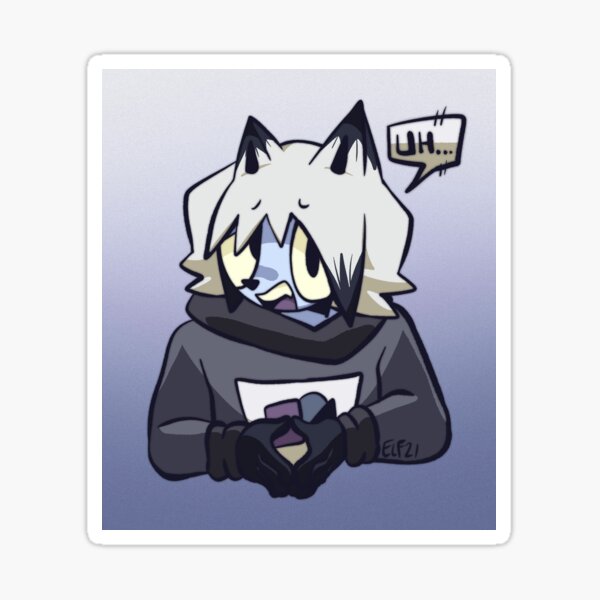 "Poly Saying Uh" Sticker for Sale by hewwocopter | Redbubble