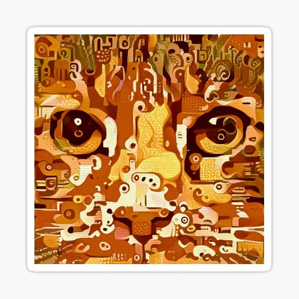 "Hello Kitty Abstract Art" Sticker for Sale by RossStudio | Redbubble