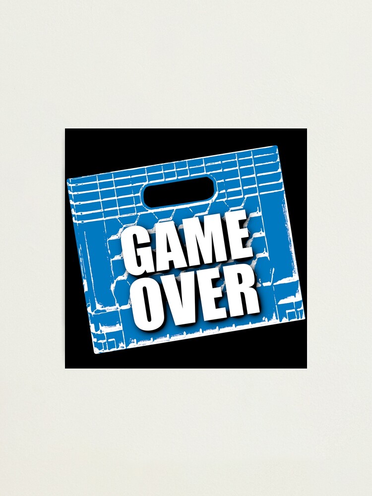 Lámina fotográfica «Game Over Milk Crate Challenge - Tiktok meme» de ...