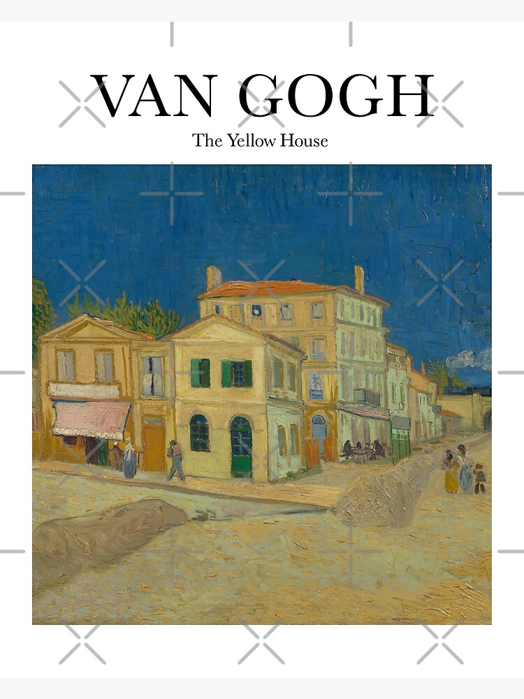 "Van Gogh - The Yellow House" Poster for Sale by Leopoldus | Redbubble
