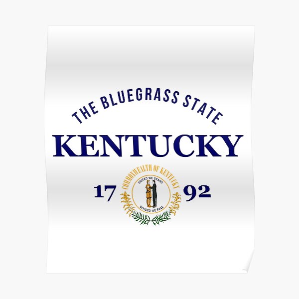"Kentucky Pride Flag Native Home Bluegrass State " Poster for Sale by ...
