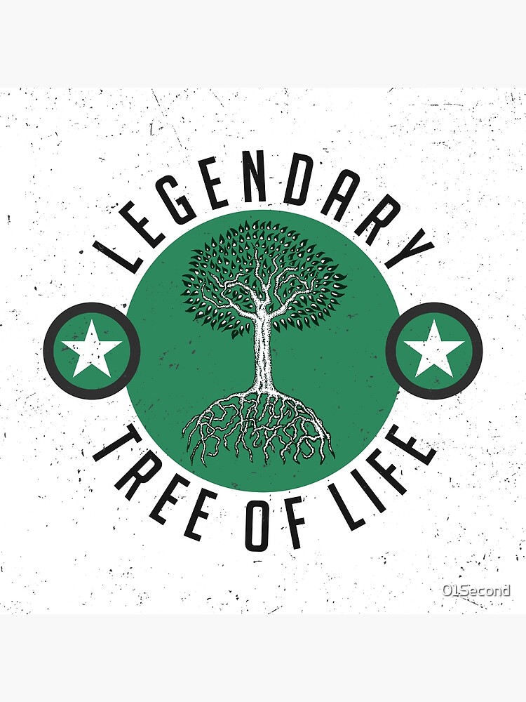 "Legendary Tree Of Life With Two Star" Poster by 01Second | Redbubble