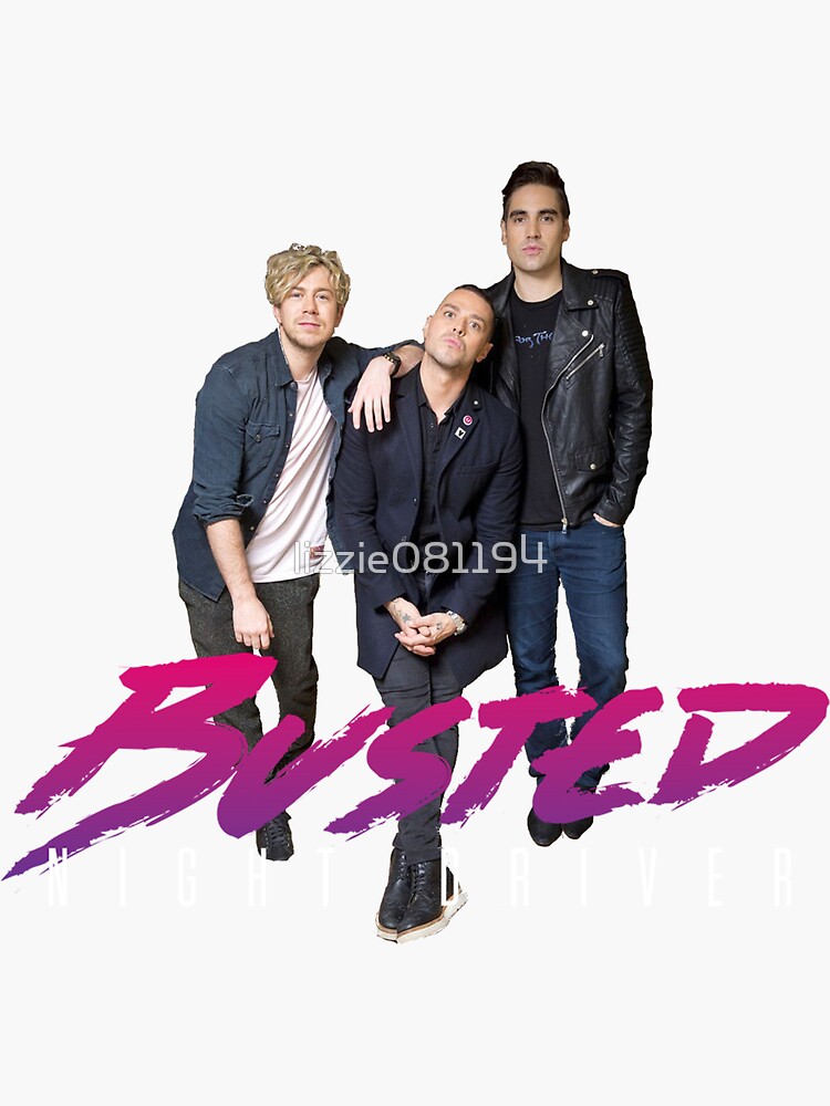 "Busted Night Driver" Sticker by lizzie081194 | Redbubble