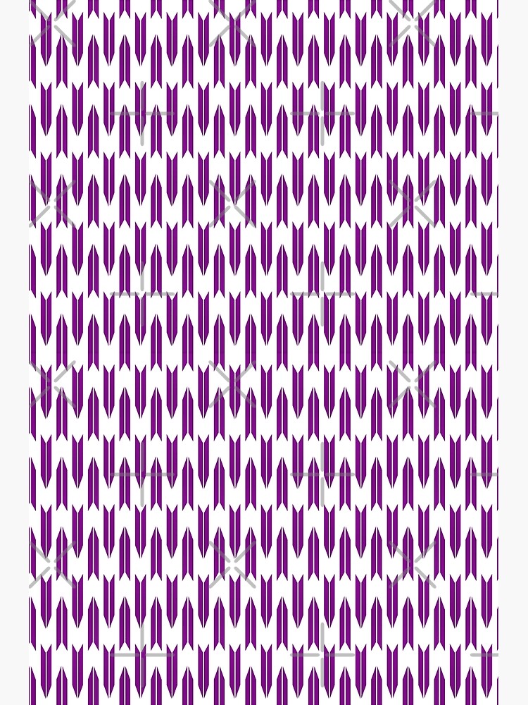 "Japanese Pattern WAGARA of Yagasuri Arrow Feathers Purple Color Design ...