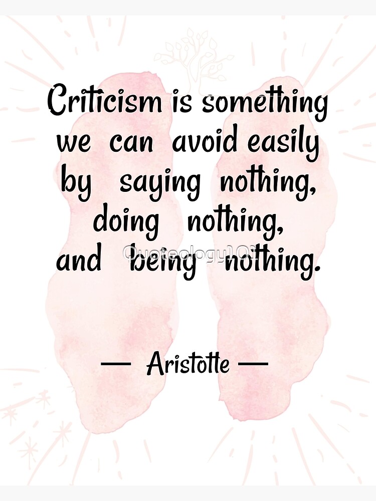 Criticism Improvement Quotes Few People Have Ever Changed For The