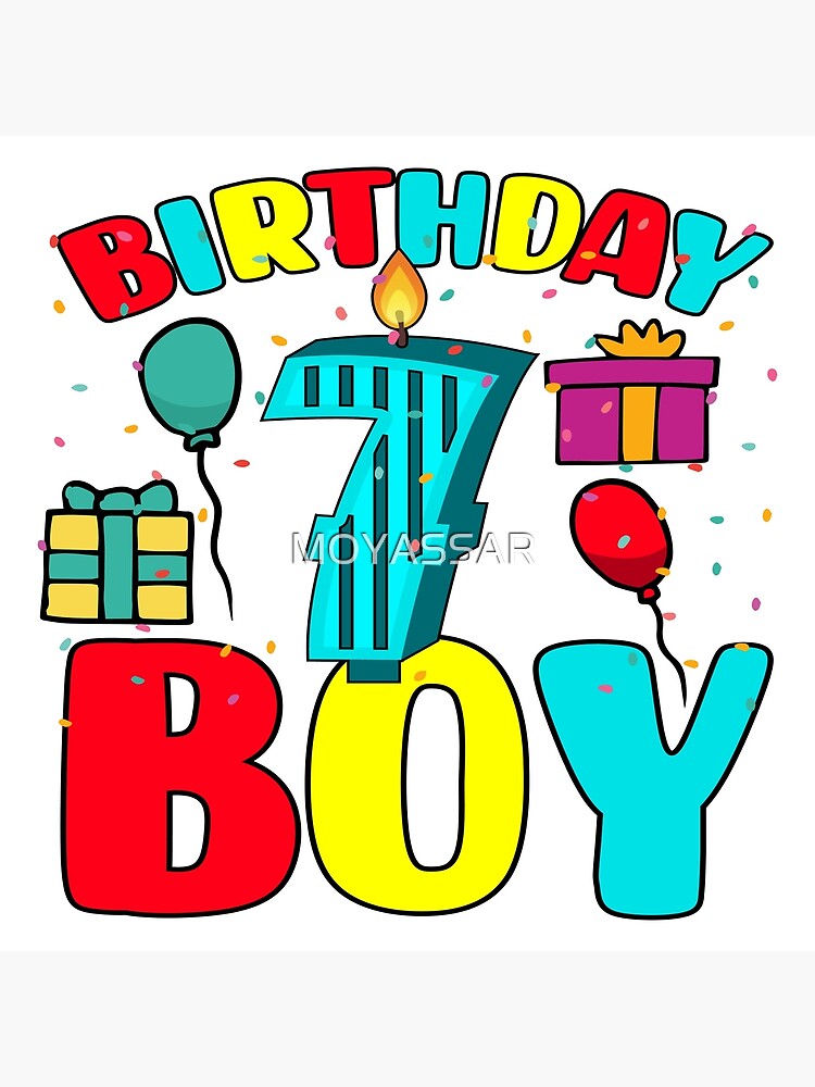"7th Boy" Poster for Sale by MOYASSAR | Redbubble