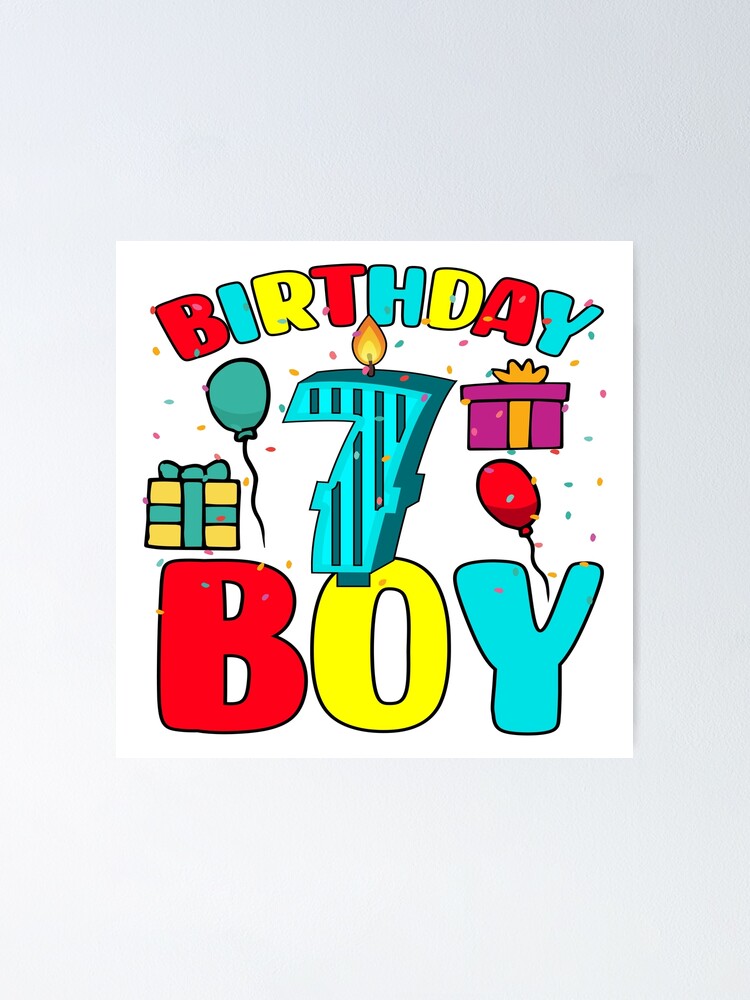 "7th Boy" Poster for Sale by MOYASSAR | Redbubble